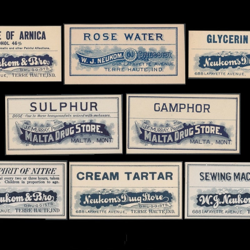 Vintage Label - Etsy