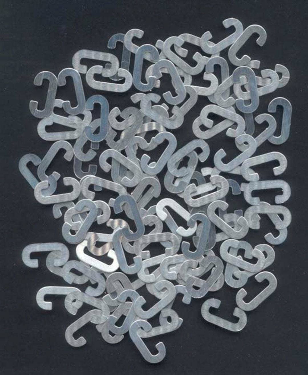 Vintage Metal C Clips / Shadow Box Assemblage Retro Collage - Etsy