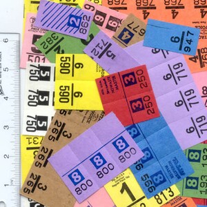 100 Vintage Dry Cleaning Tickets! Collage, Arts and Crafts, Handmade ...