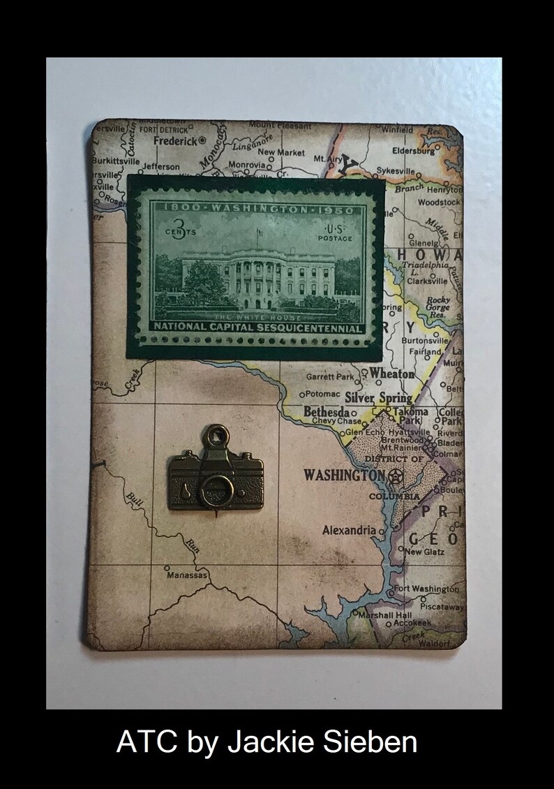 Map Collage Package / Decoupage Paper Travel Scrapbook Arts | Etsy