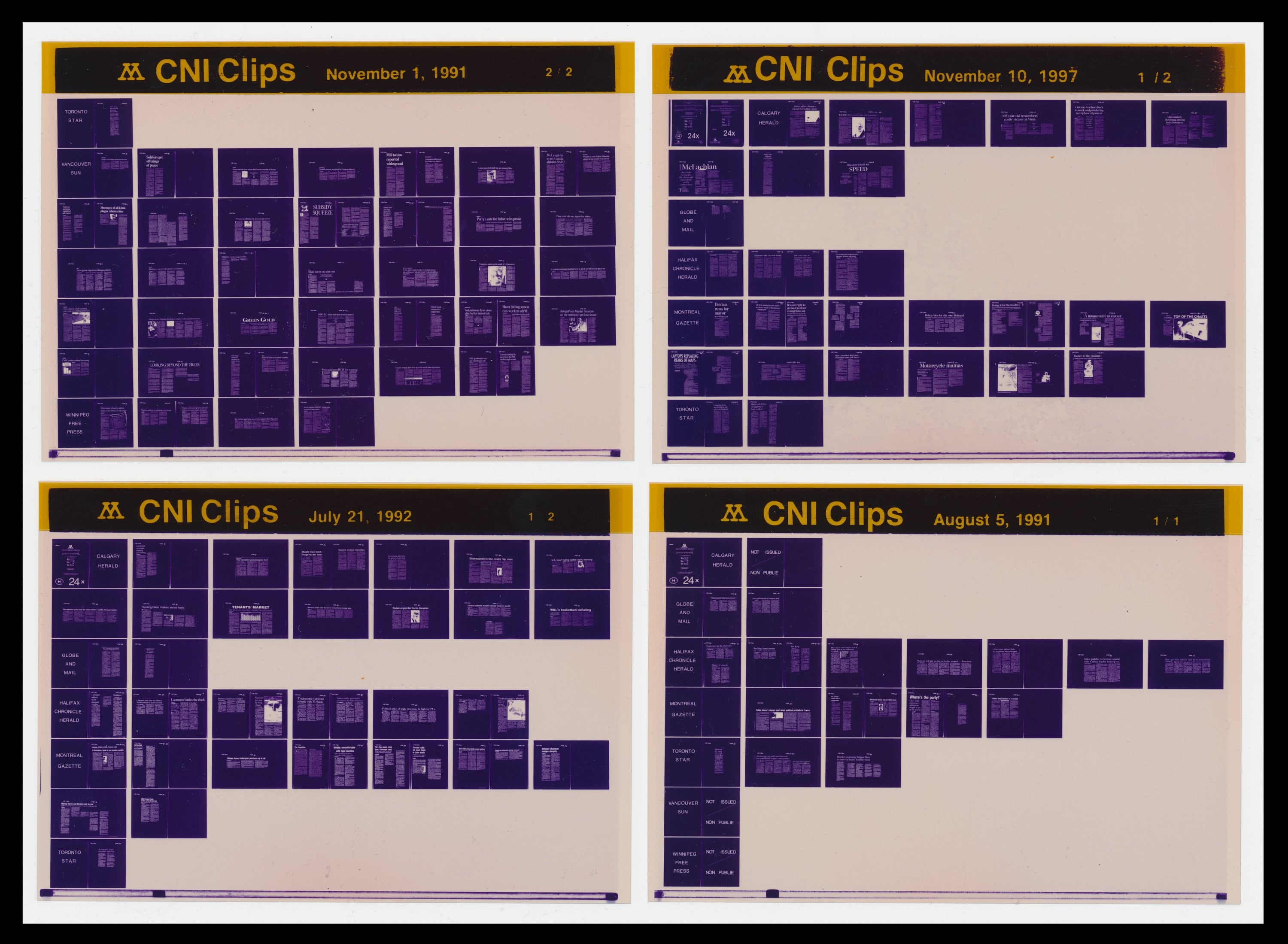 Vintage Microfiche / 3 Different Types Black and Blue / Junk - Etsy ...