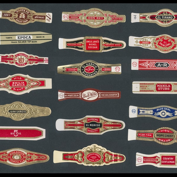 Vintage Cigar Labels - Etsy