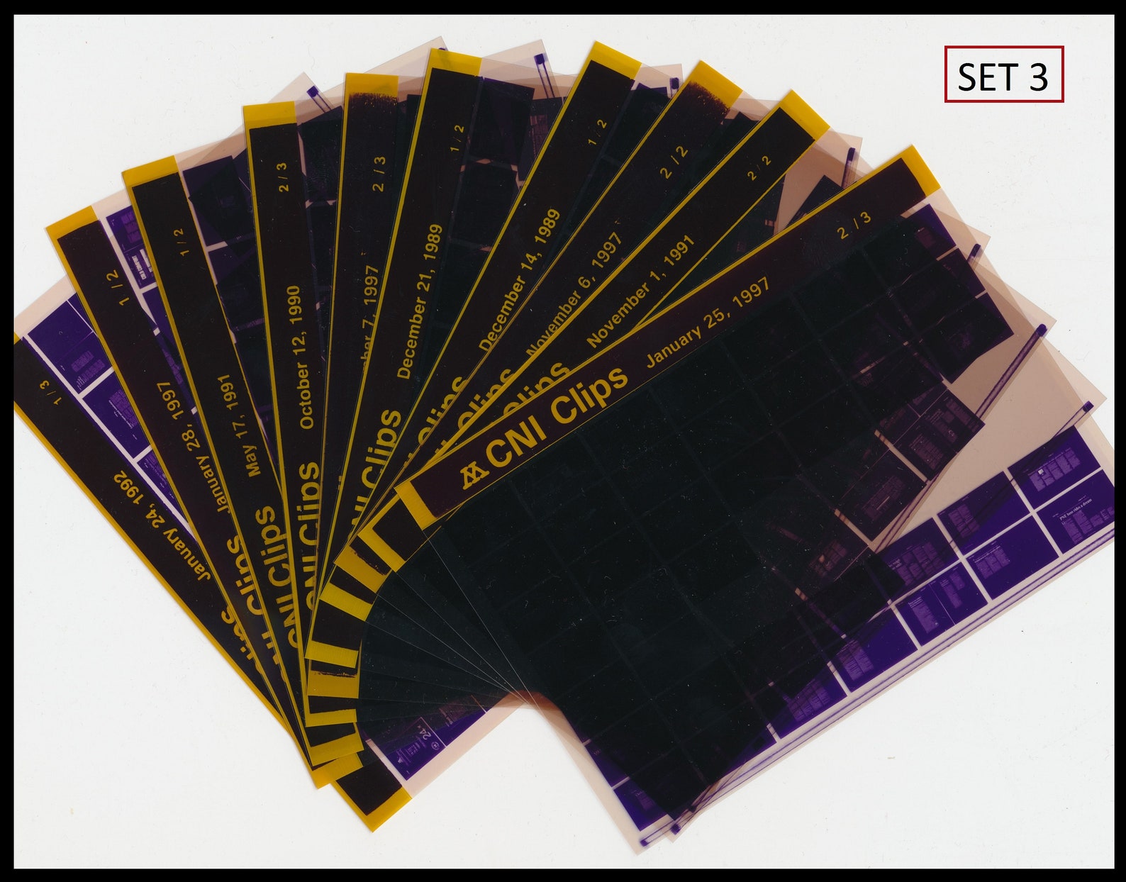 Vintage Microfiche / 3 Different Types Black and Blue / Junk - Etsy UK