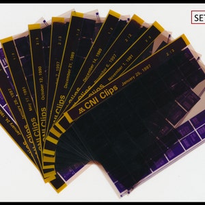 Vintage Microfiche / 3 Different Types, Black and Blue / Junk Journal ...