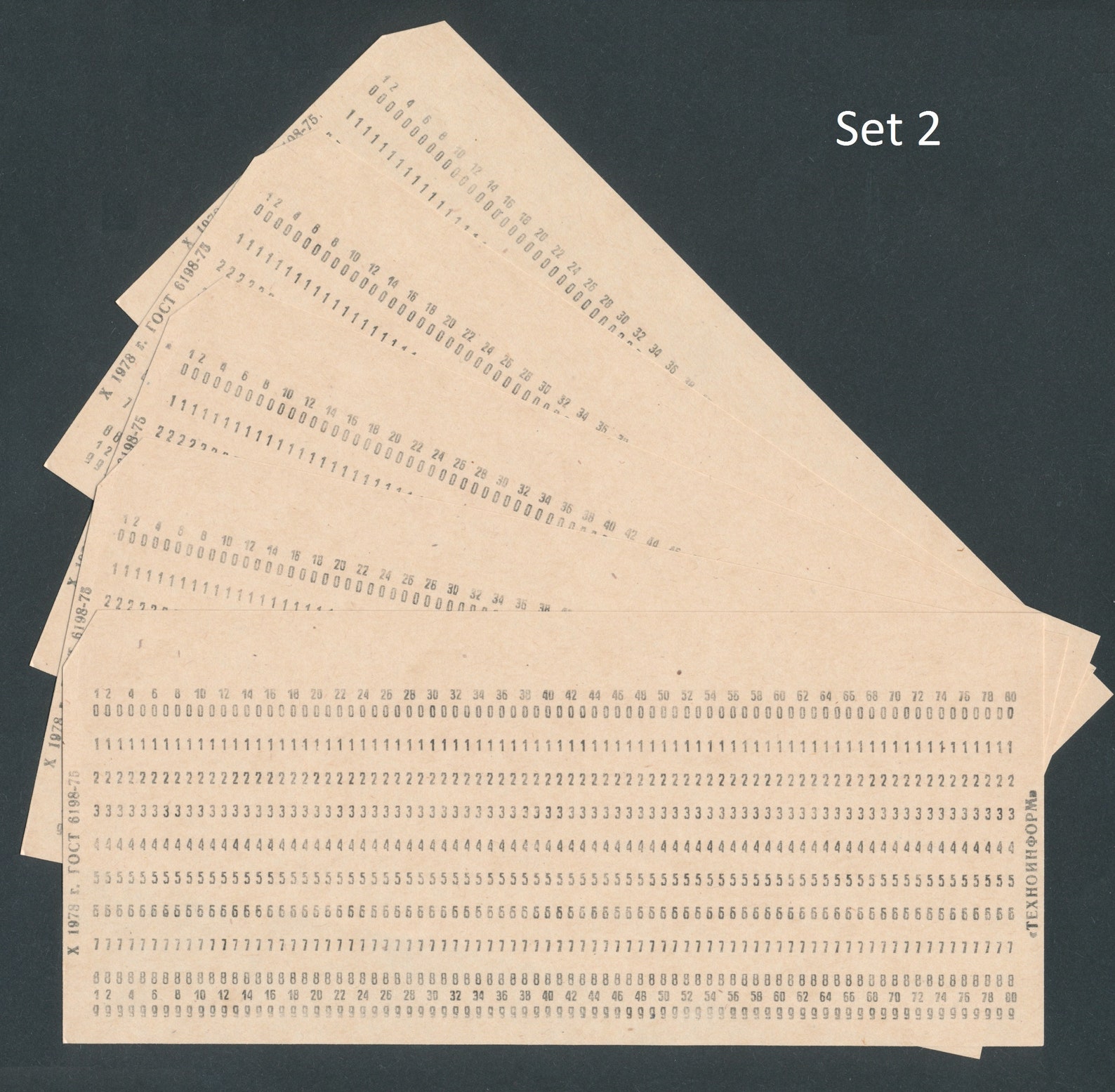Vintage Computer Punch Cards / 1970's Mainframe Data - Etsy Australia