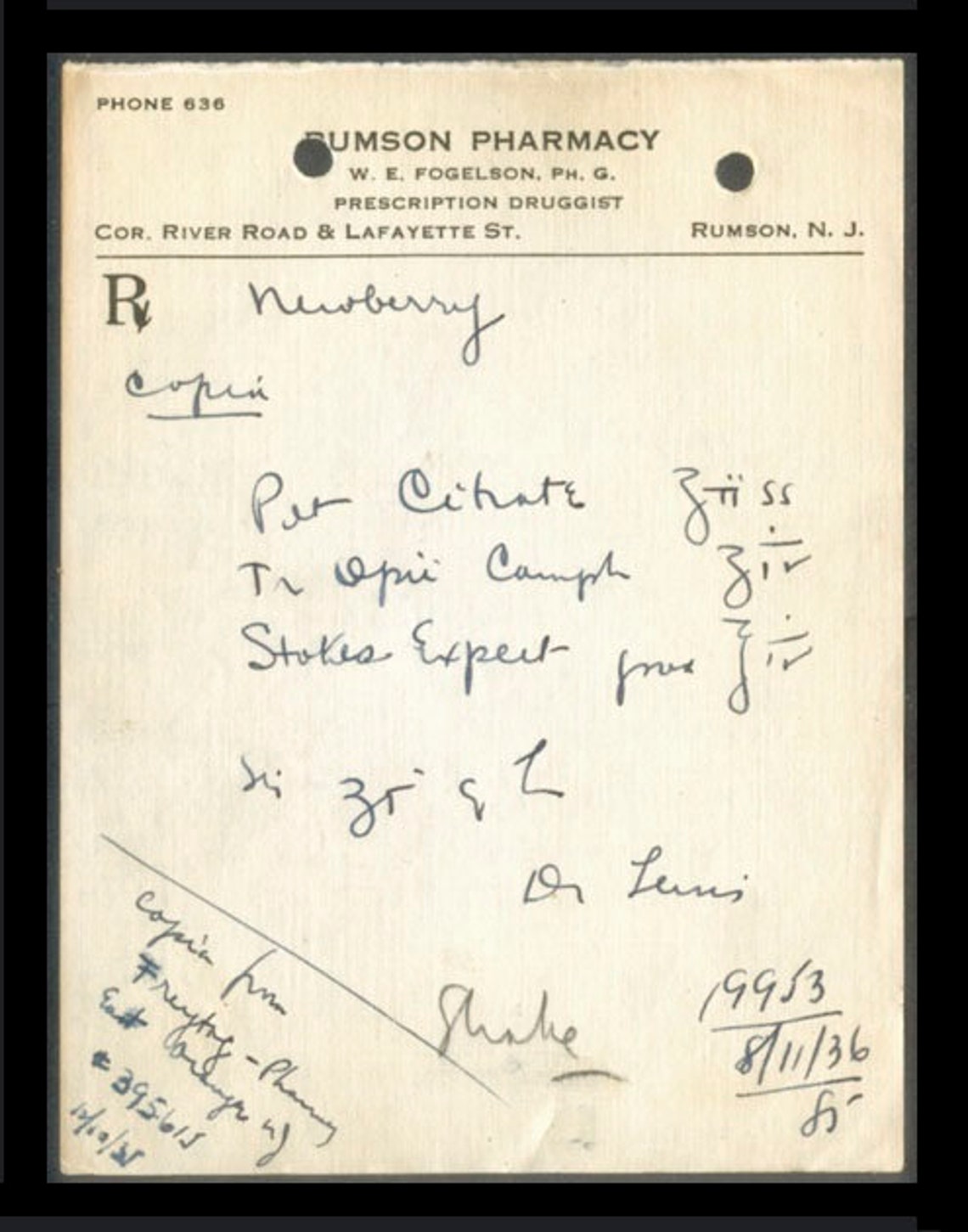 Vintage Doctor Prescriptions / 1920's to 1960's / | Etsy