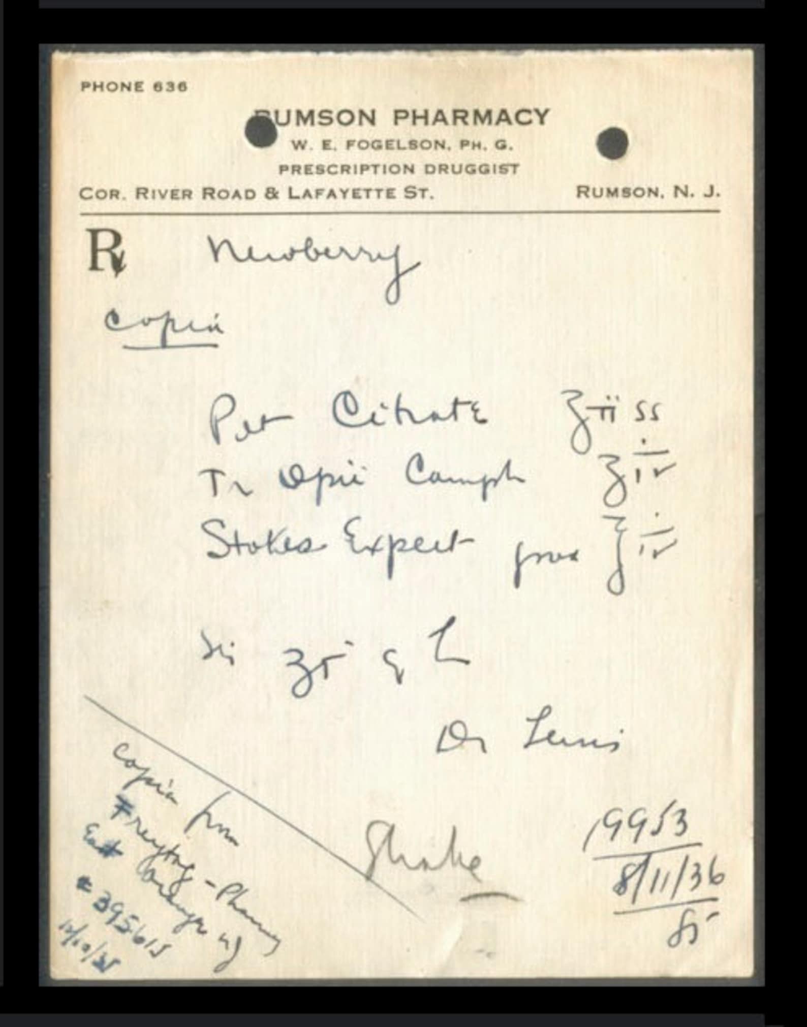 Vintage Doctor Prescriptions / 1920's to 1960's / | Etsy