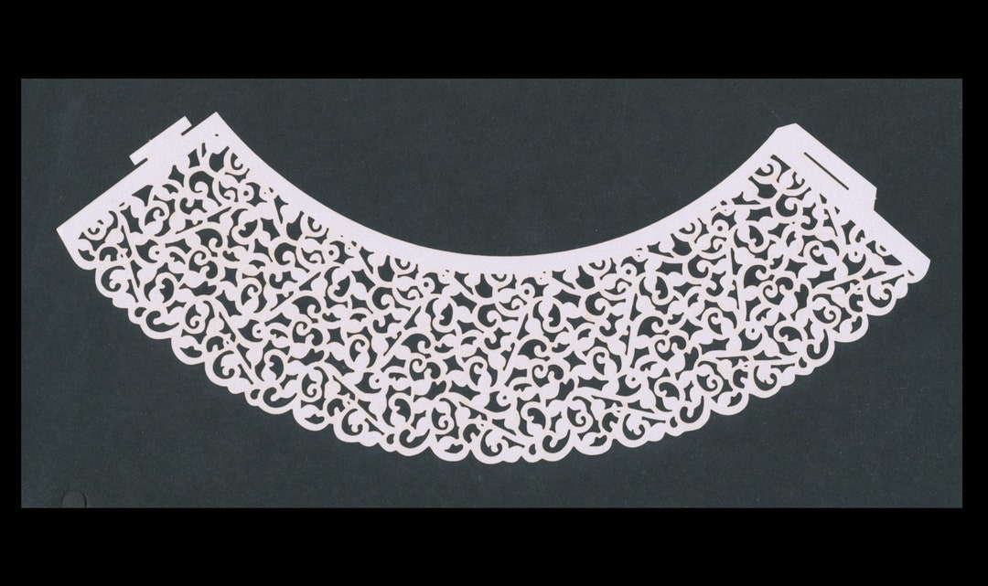 White Paper Lace Strips / Intricate Design / Vintage Collage Material ...