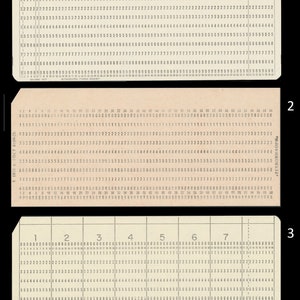 Vintage Computer Punch Cards / 1970's Mainframe Data - Etsy