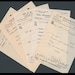 1940's - 1950's Typewritten Vintage Prescriptions / Antique Medical ...