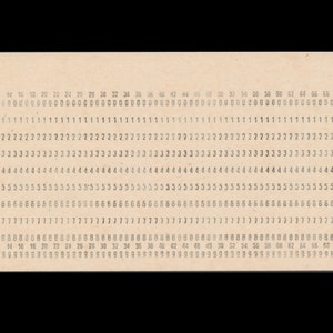 Vintage Russian Computer Punch Cards / 1970's Mainframe Data Processing ...