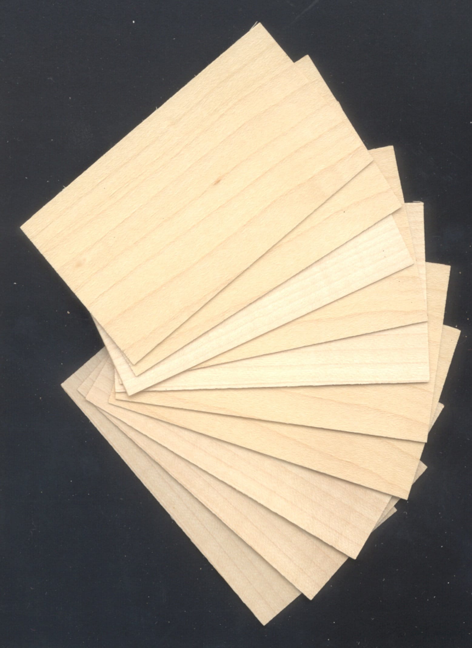 Thin, Blank, Wood Business Cards / Crafts, Handmade Gift Tags, ATC ...