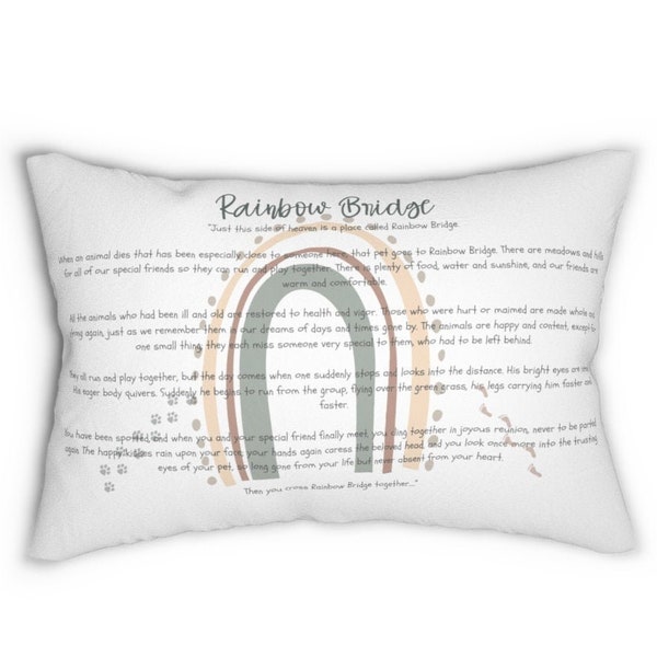 Rainbow Bridge Letter - Etsy