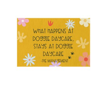 DOGGIE DAY CARE Street Sign Pet Dog Sitter Animal Care Groomer - Etsy