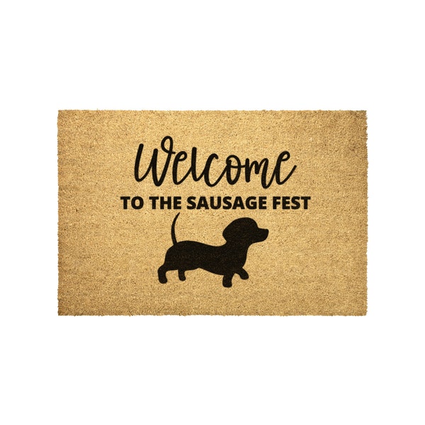 Funny Weiner Dog Door Mat - Etsy