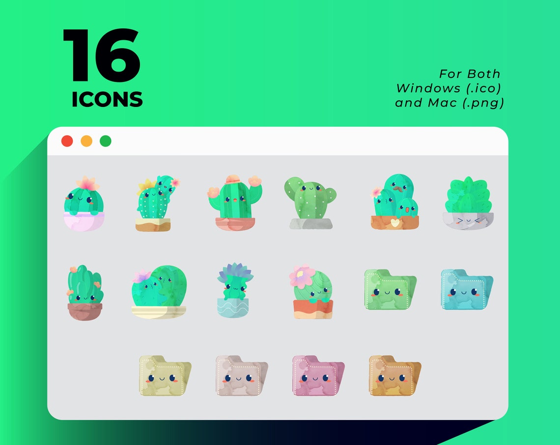 DESKTOP WALLPAPER BACKGROUND – Digital Download – Cozy Cactus Desktop ...