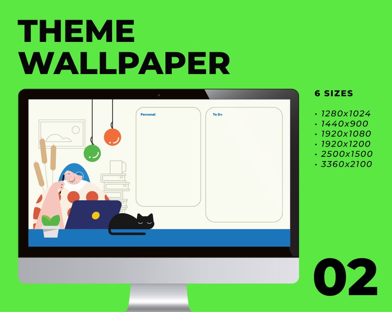 DESKTOP WALLPAPER BACKGROUND – Digital Download – Work Space Desktop ...