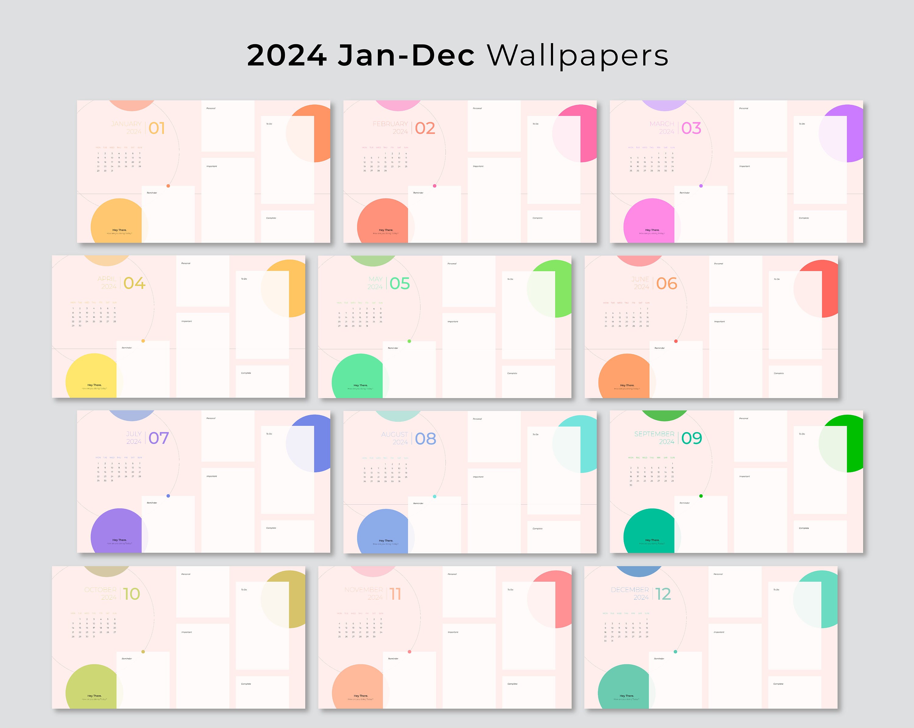 Desktop Wallpaper Organizer for Mac and PC Digital Download Desktop ...