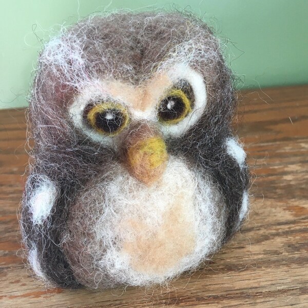 Needle Felted Owl - Etsy