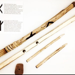 Traditional Bow Drill Friction Fire Kit, All Natural With Handmade and ...