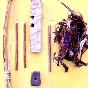 Traditional Bow Drill Friction Fire Kit, All Natural With Handmade and ...