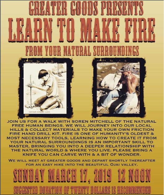 Traditional Bow Drill Friction Fire Kit, All Natural With Handmade and ...