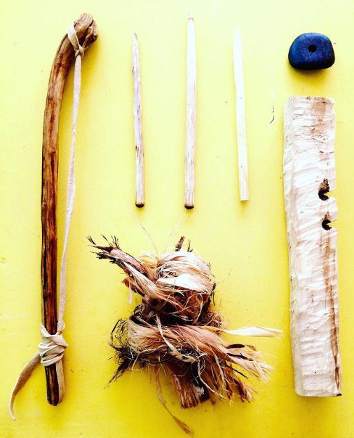 Traditional Bow Drill Friction Fire Kit All Natural With - Etsy