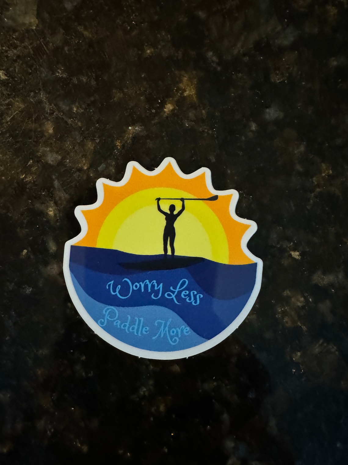 Paddle Boarding Sticker - Etsy