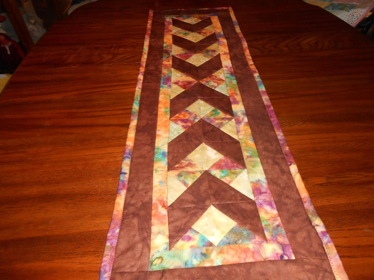 Fall Batik Table Runner - Etsy