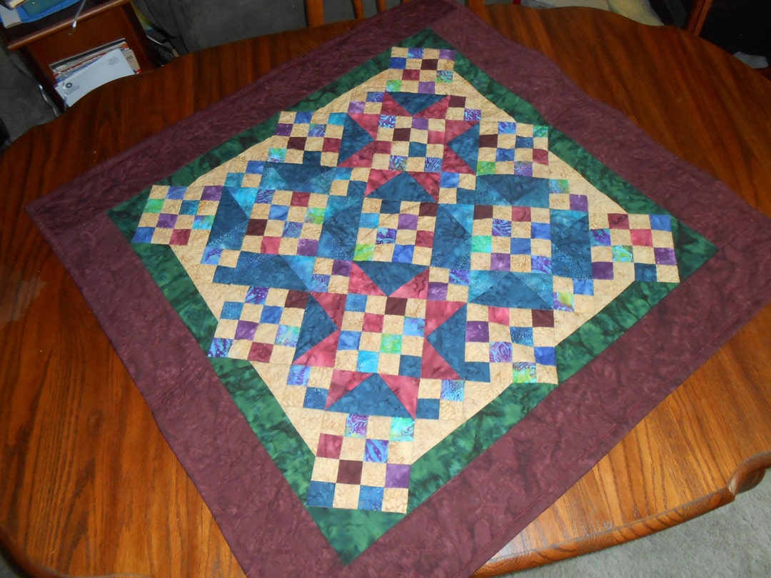 Batik Table Topper - Etsy