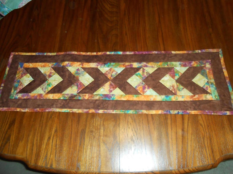 Fall Batik Table Runner - Etsy