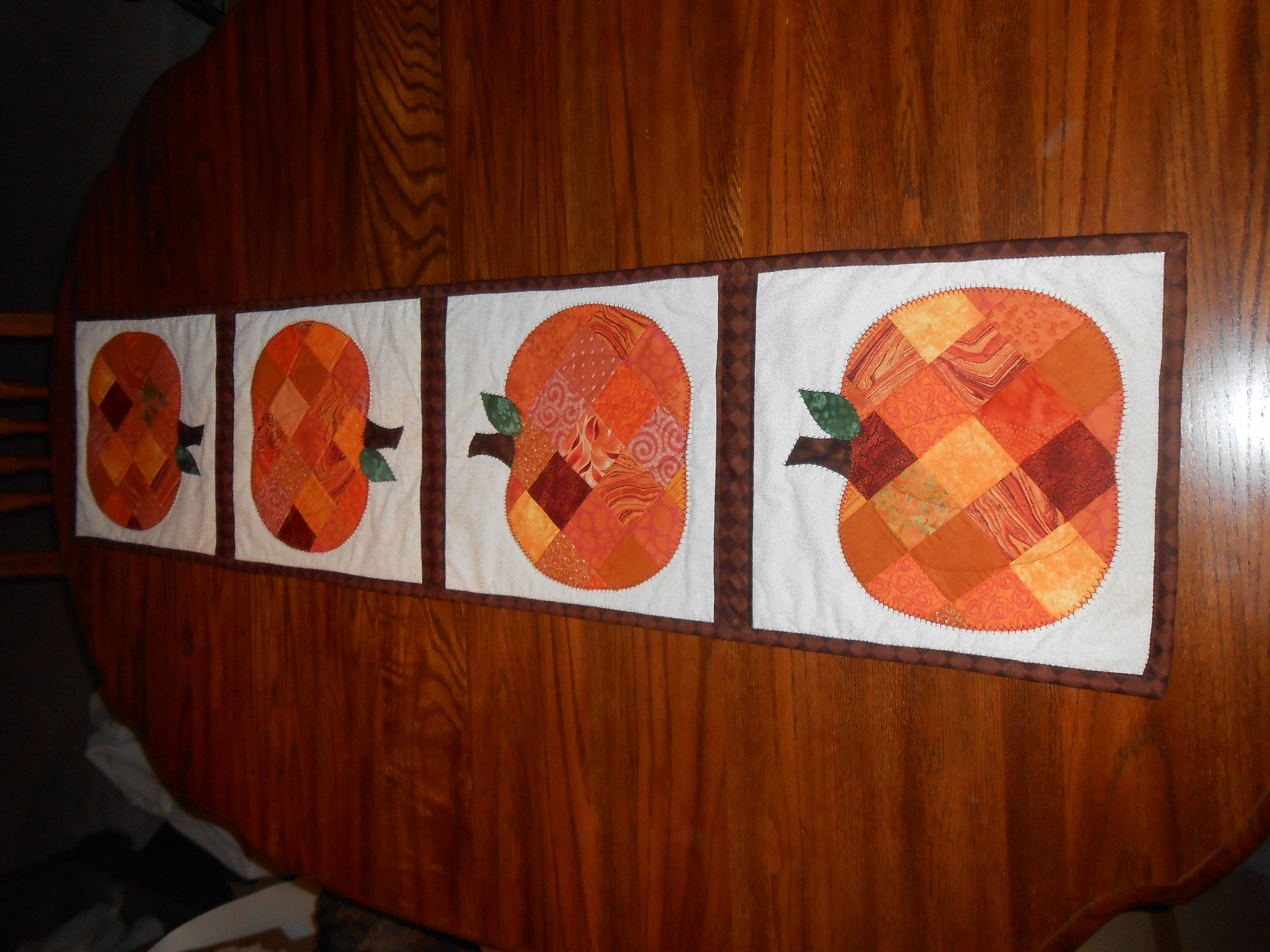 Pumpkin Table Runner - Etsy