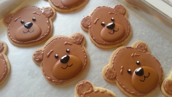 Bear Cookies 1 Dozen - Etsy