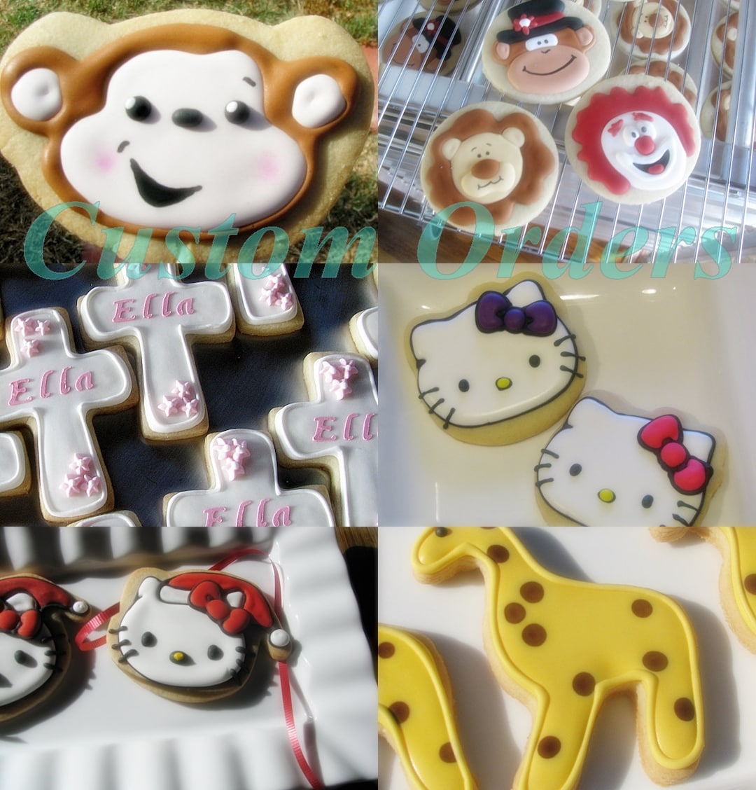 Custom Cookies - Etsy