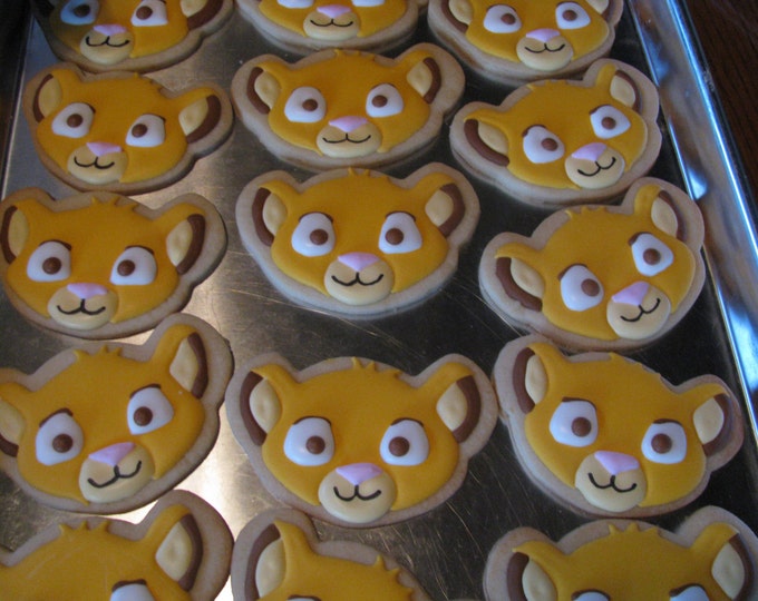 Baby Lion Cookie | Etsy