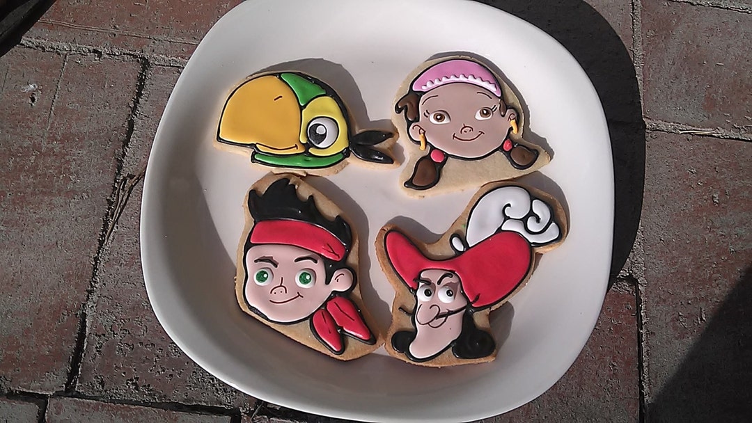 Jake the Pirate Themed Cookies - Etsy