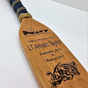 SOLID HARDWOOD PADDLE, 24 Inch Customized, Military Gift, Awards ...