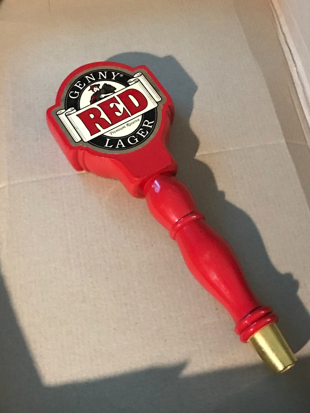 Fire Poker Beer Tap Genny Red Lager - Etsy