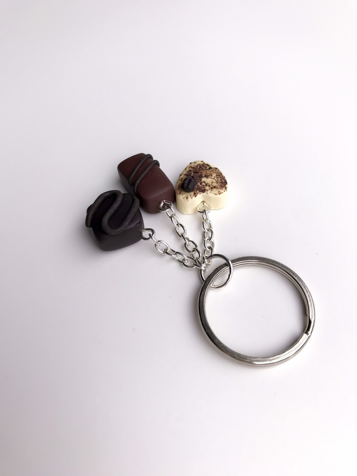Chocolate Keychain Miniature Food Dessert Keyring Treat - Etsy