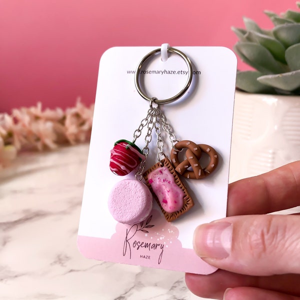 Macaron Keychain - Etsy