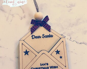 Dear Santa Ornament - Etsy