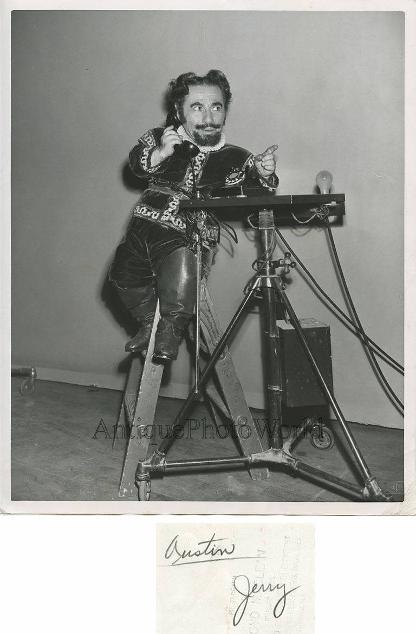 Midge Actor Jerry Austin Antique Photo | Etsy