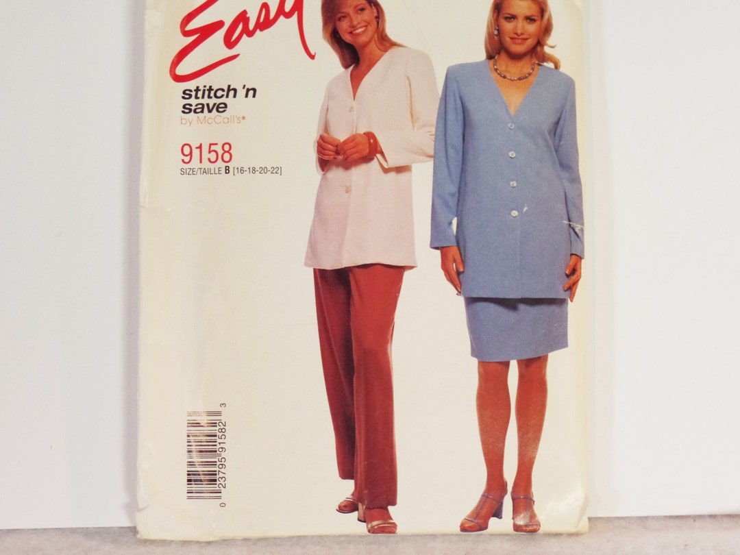 Ease Sitch 'n Save Pluss Size Pattern - Etsy