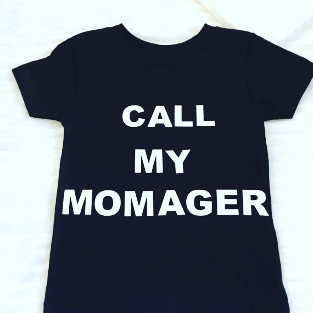 Talk to My Momager Shirt Talk to My Agent Shirt Kid's - Etsy