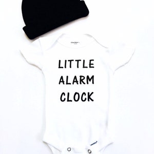 Little Alarm Clock Tee Shirts Little Alarm Clock Bodysuits - Etsy