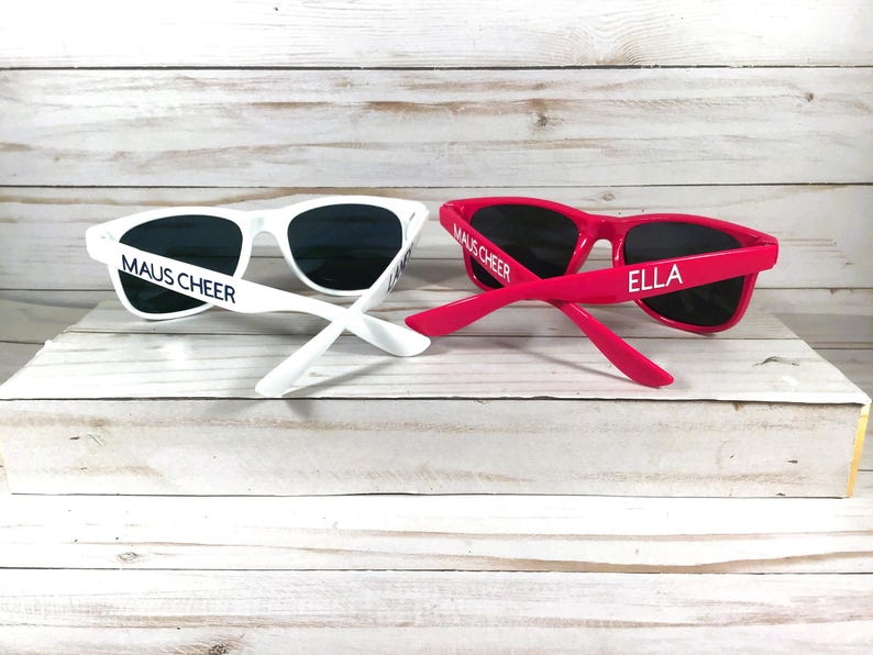 CHEER TEAM SUNGLASSES. Lots of Colors to Choose From. Personalized Just ...