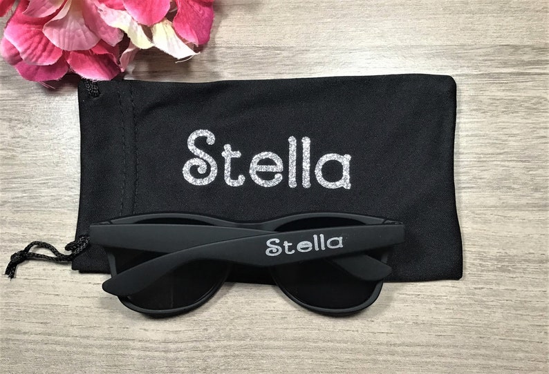 GLITTER MICROFIBER POUCHES Personalized With a Name. Super - Etsy