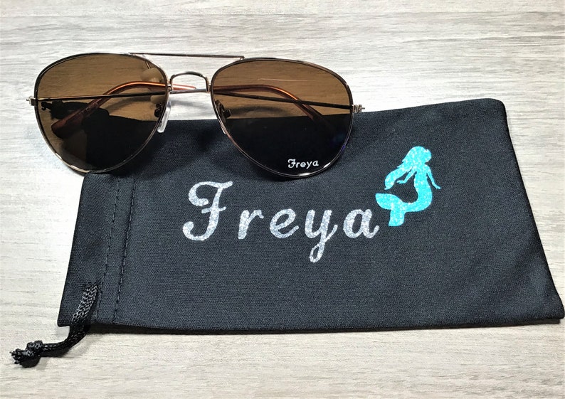 GLITTER MICROFIBER POUCHES Personalized With a Name. Super - Etsy