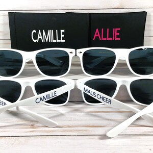 CHEER TEAM SUNGLASSES. Lots of Colors to Choose From. Personalized Just ...
