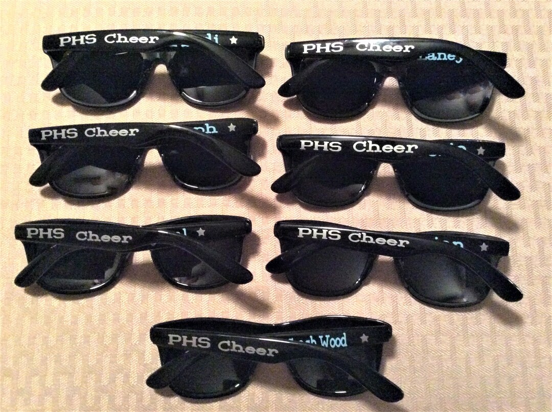 CHEERLEADING SUNGLASSES. Personalized for Cheer or Any Other Team ...